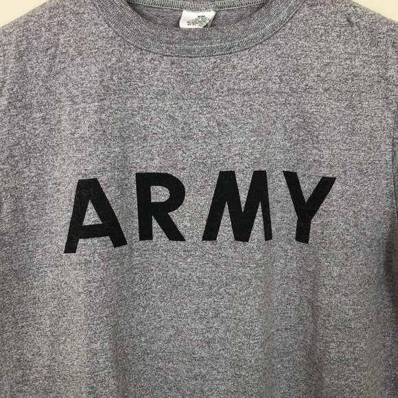 U.S. Army | Shirts | Authentic Army Physical Fitness Tshirt Medium ...